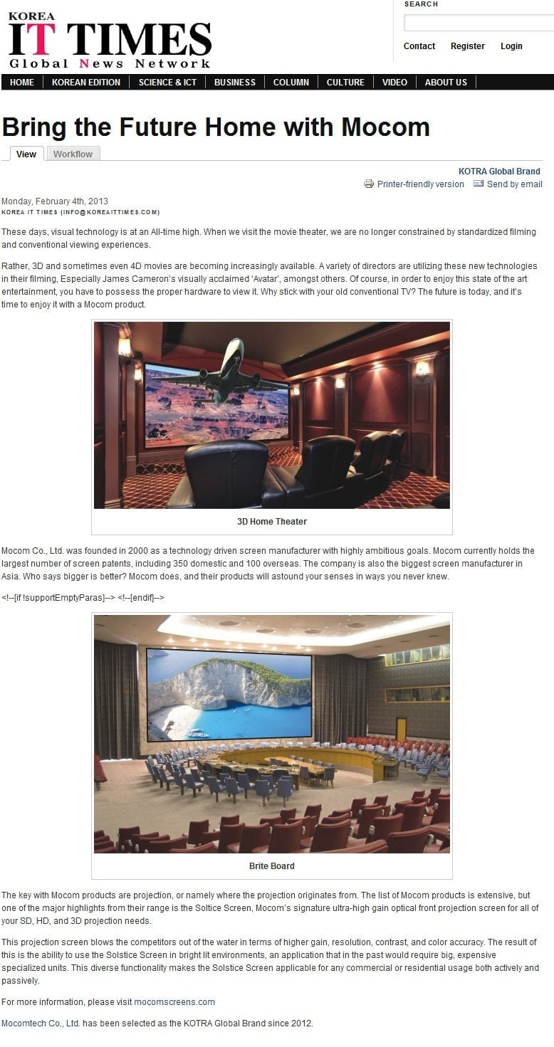 IT News : Bring the Future with Mocom